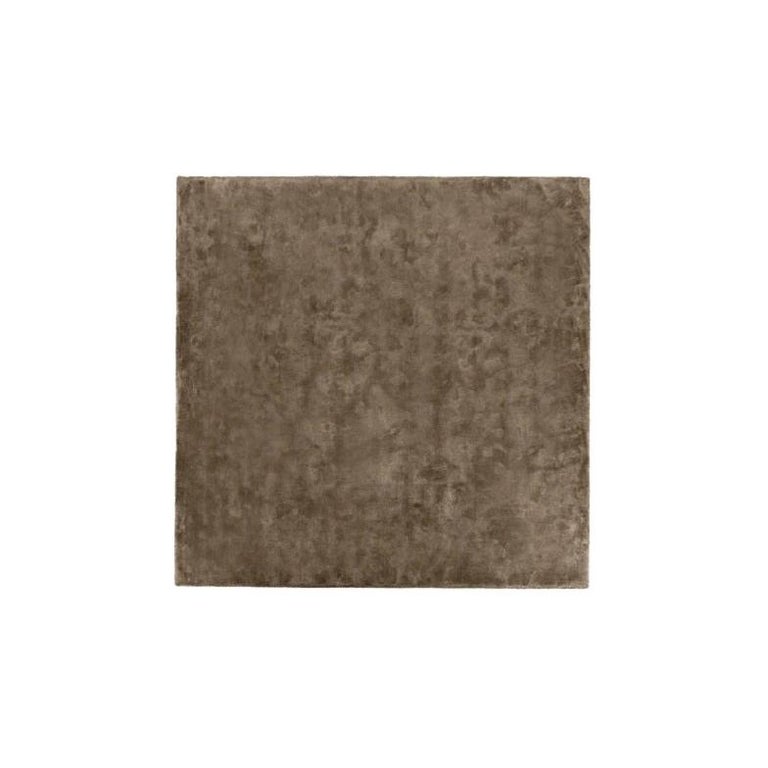 Square 118 1/8" Rug in Brown Tencel Molteni&C by Nicola Gallizia Design ...