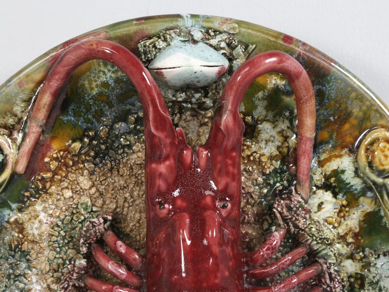 Palissy Crustacean Plate at 1stDibs