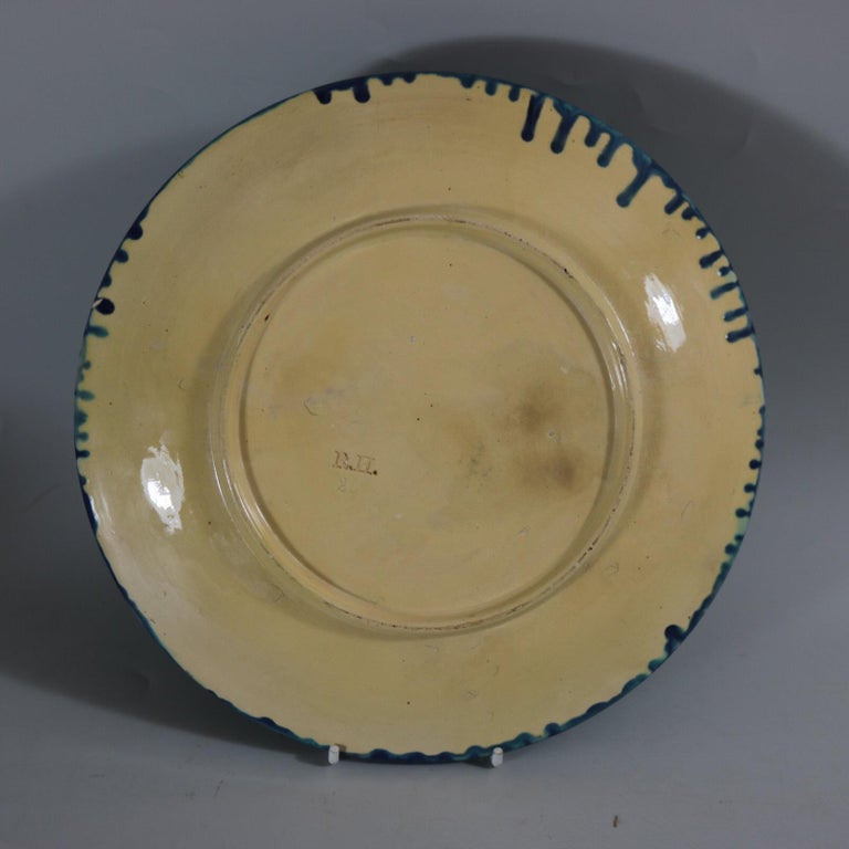 Palissy Majolica Octopus Plate For Sale at 1stDibs