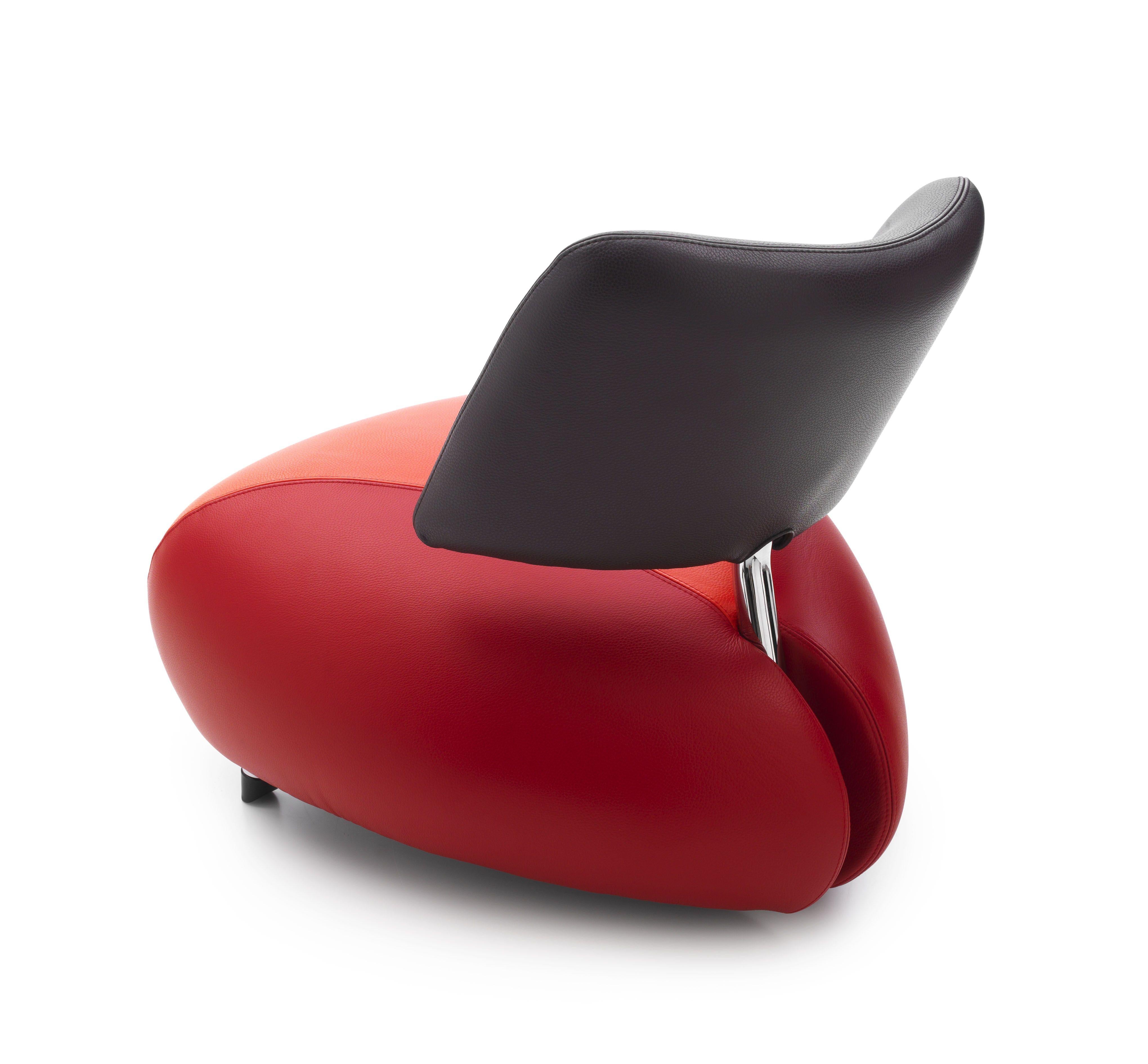 Pallone Chair by Leolux upholstered in Leather For Sale at 1stDibs ...