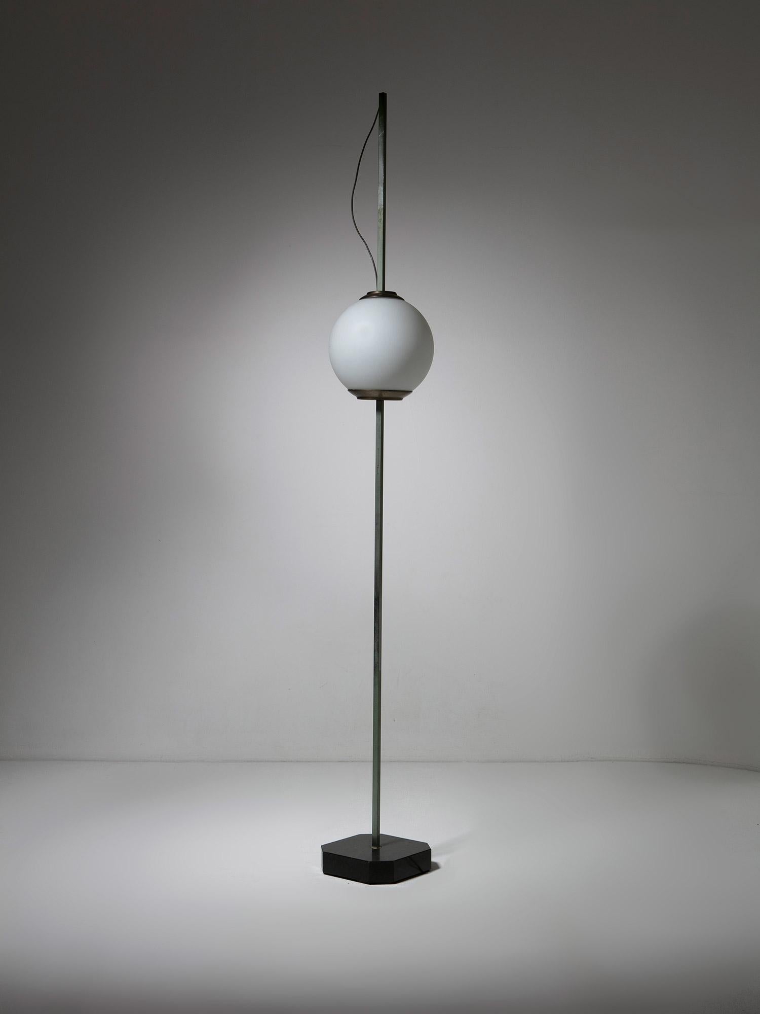 "Pallone" Floor Lamp Model LTe10 by Caccia Dominioni for Azucena, Italy ...