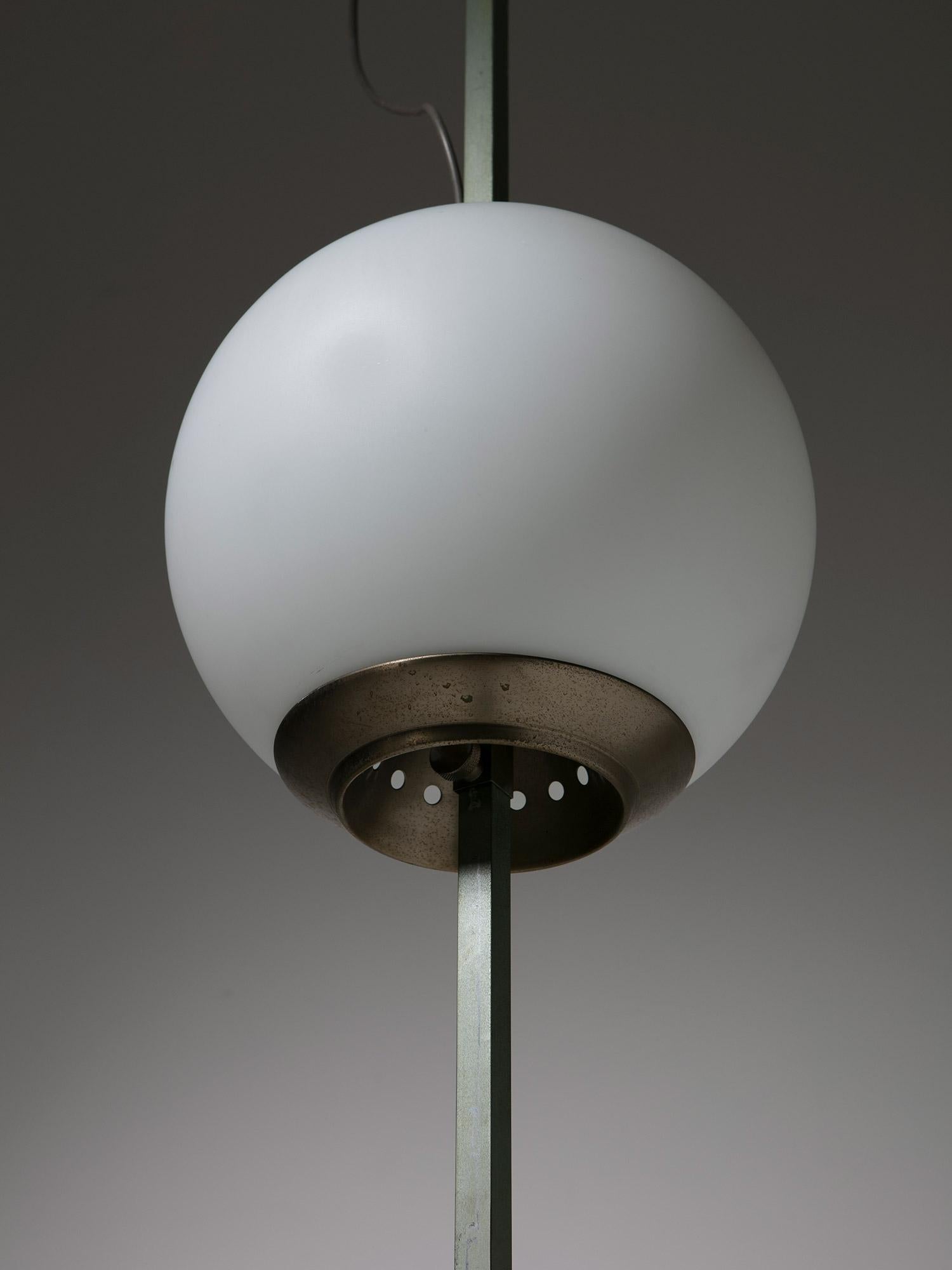 "Pallone" Floor Lamp Model LTe10 by Caccia Dominioni for Azucena, Italy ...