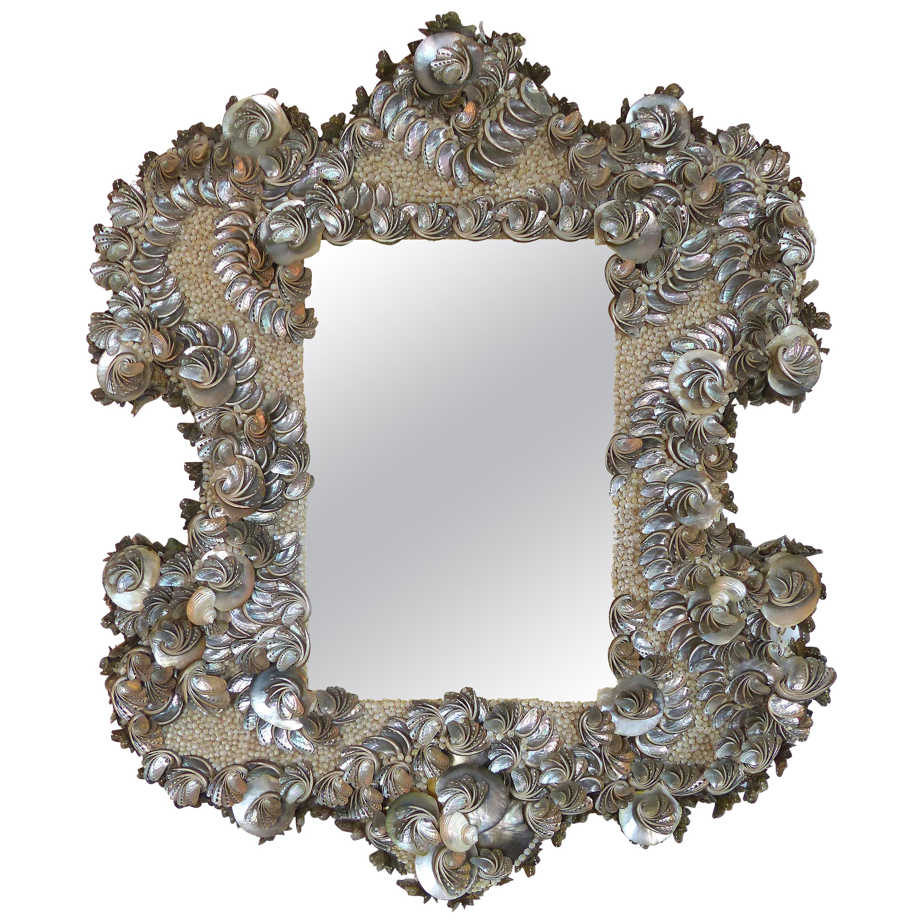 Shell Mirrors - 79 For Sale at 1stdibs