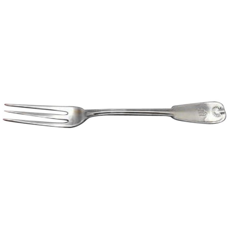 Palm by Tiffany and Co. Sterling Silver Strawberry Fork For Sale at 1stDibs