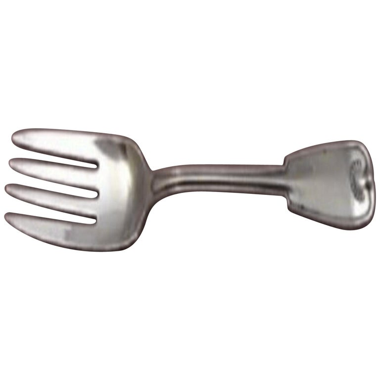 Palm by Tiffany Rare Copper Sample Dessert Fork One of a Kind For Sale ...