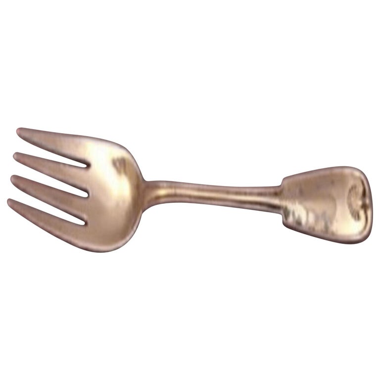 Palm by Tiffany Rare Copper Sample Fish Fork One of a Kind For Sale at ...