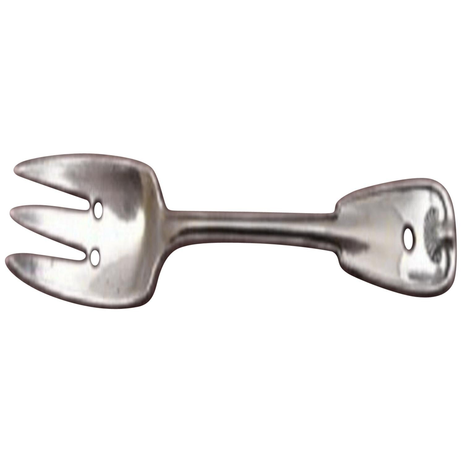 Palmette by Tiffany and Co. Rare Copper Sample Salad Fork Uncut Tines ...