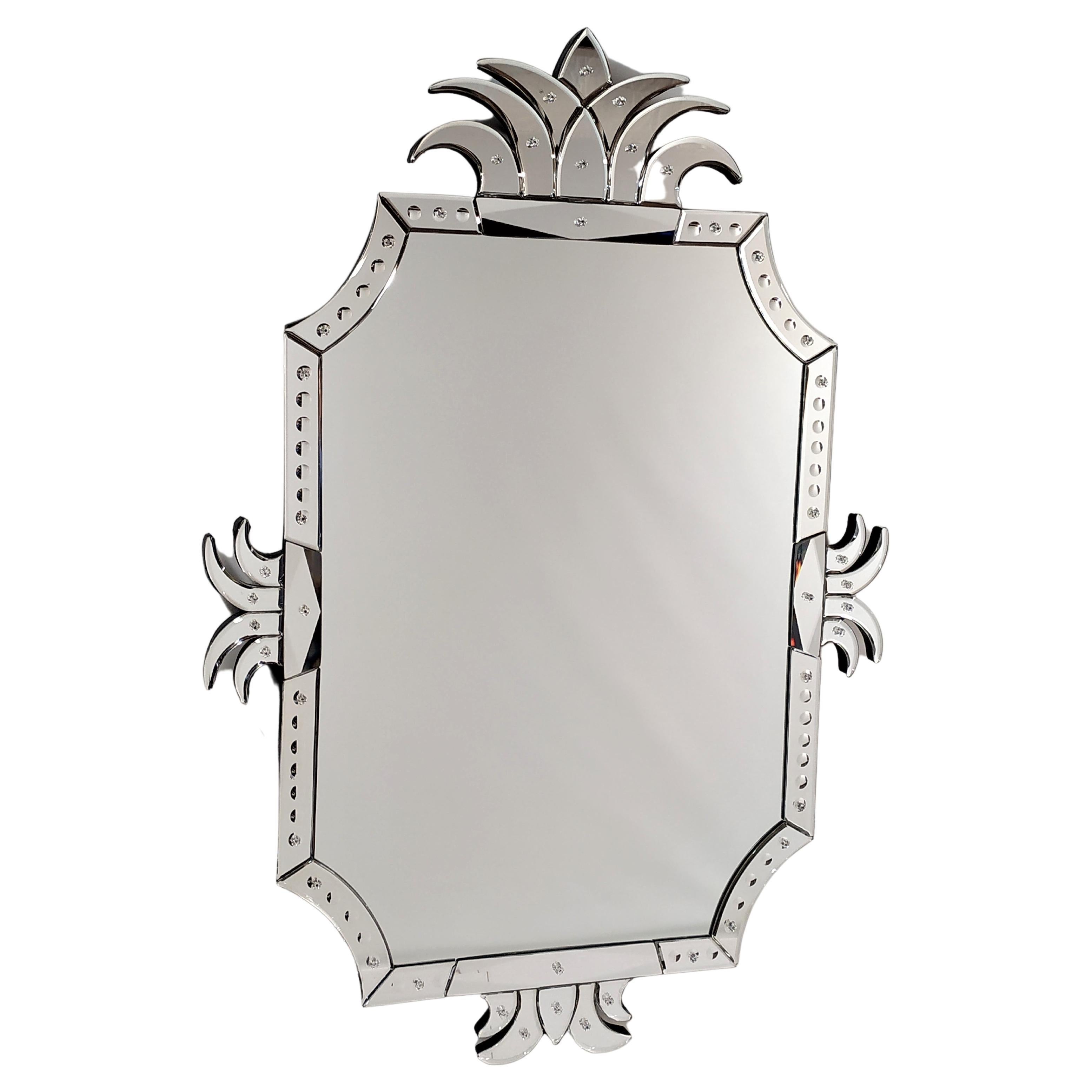 Painted Metal "Palm Trees" Mirror at 1stDibs | palm tree mirrors