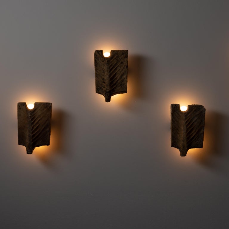 'Palme' Sconces by Georges Jouve for Jouve France For Sale at 1stDibs