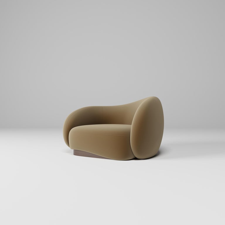 Paloma Sofa 140, Organic Modern, Strech Velvet, by Mehmet Orel for ...