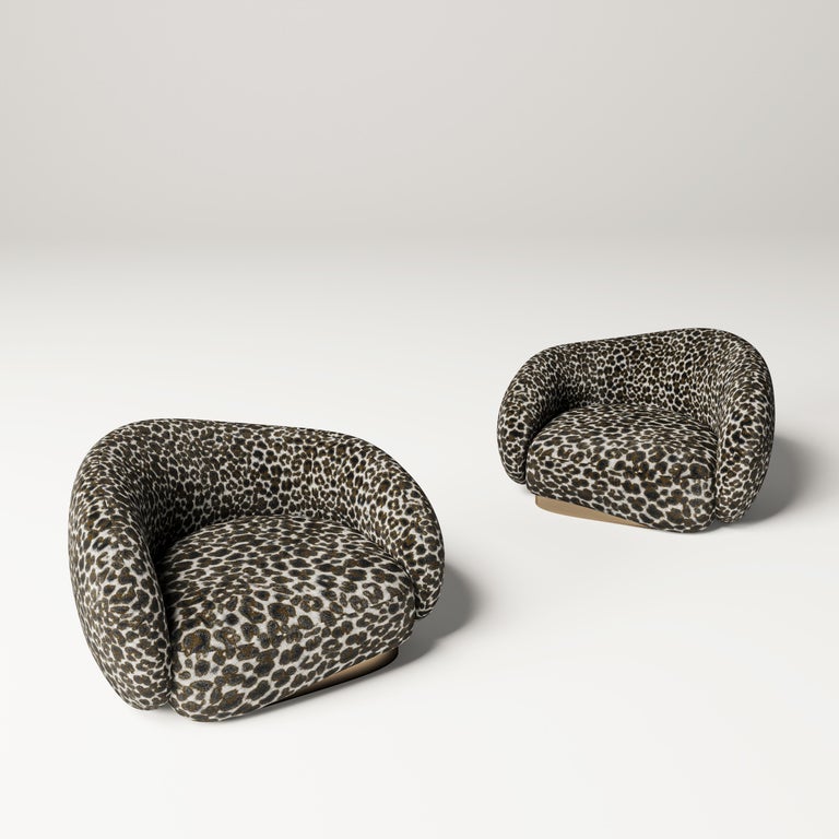 Paloma Sofa 140,Leopard Pattern Fabric,Designed by Mehmet Orel for ...
