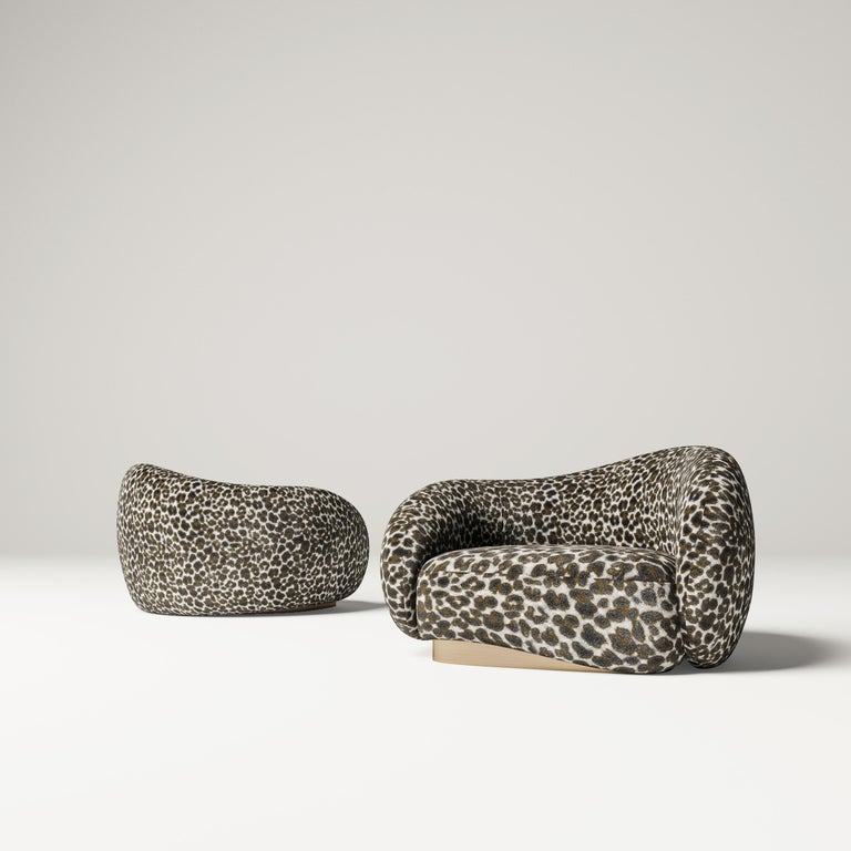 Paloma Sofa 140,Leopard Pattern Fabric,Designed by Mehmet Orel for ...