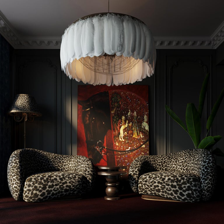 Paloma Sofa 140,Leopard Pattern Fabric,Designed by Mehmet Orel for ...