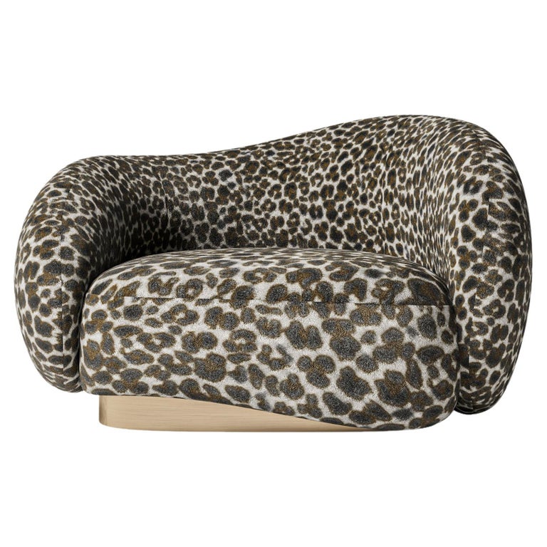 Paloma Sofa 140,Leopard Pattern Fabric,Designed by Mehmet OREL for ...