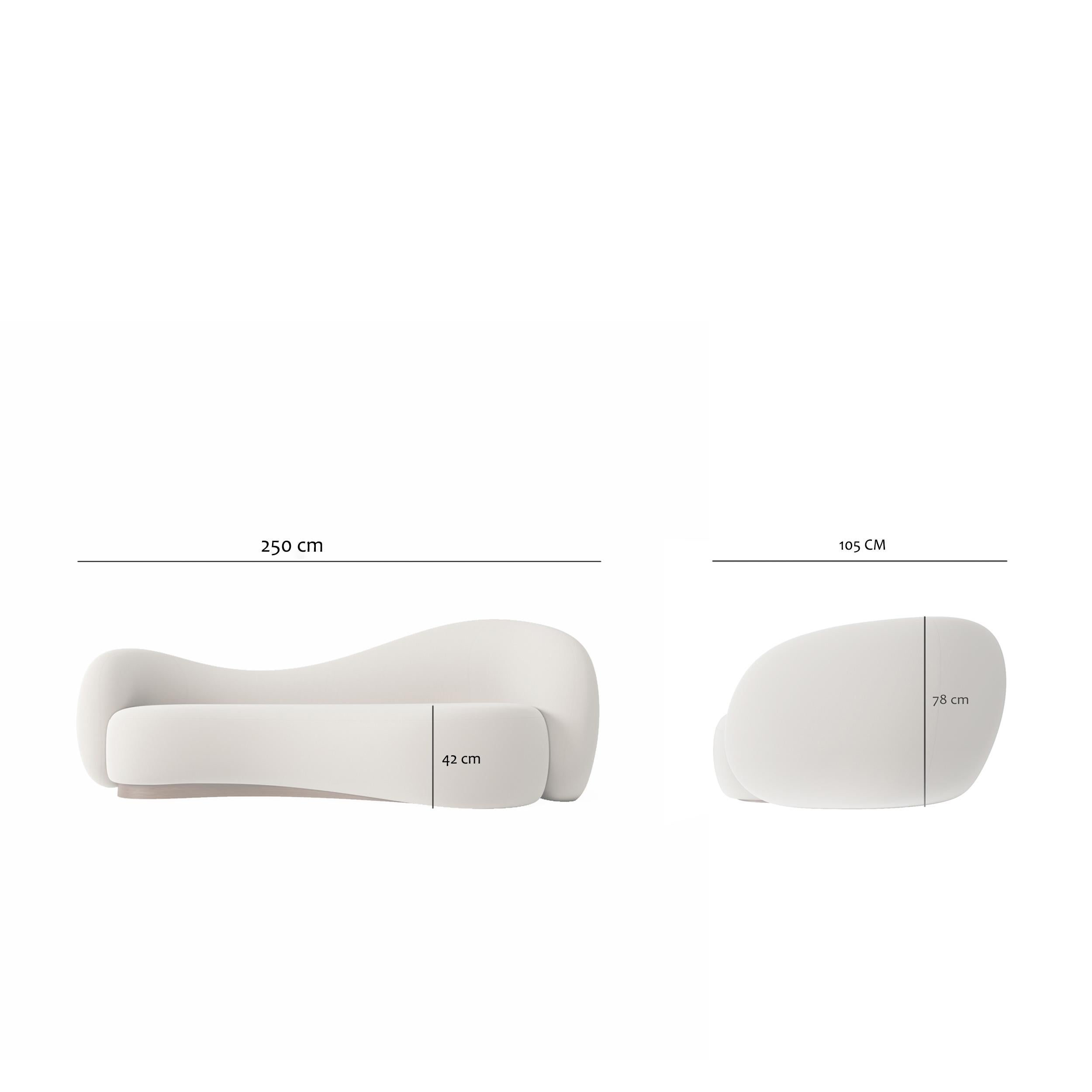 Paloma Sofa 250, Organic Modern, Flexib Velvet, by Mehmet OREL for ...