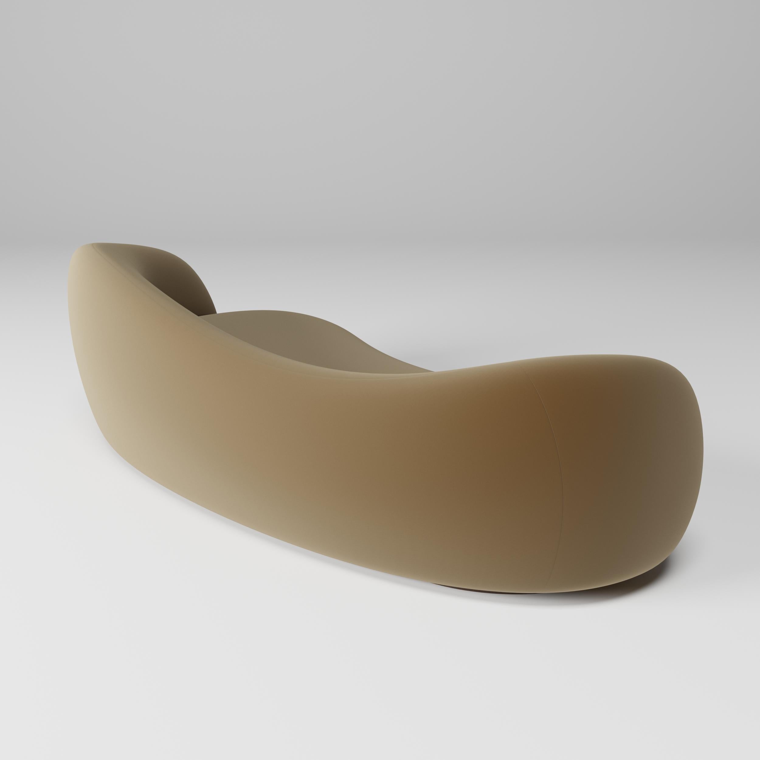 Paloma Sofa 250, Organic Modern, Flexib Velvet, by Mehmet OREL for ...