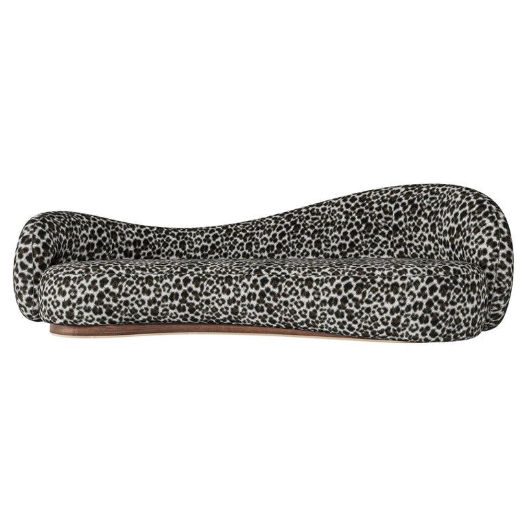 Paloma Sofa 280, Organic Modern, Leopard Pattern, by Mehmet Orel for ...