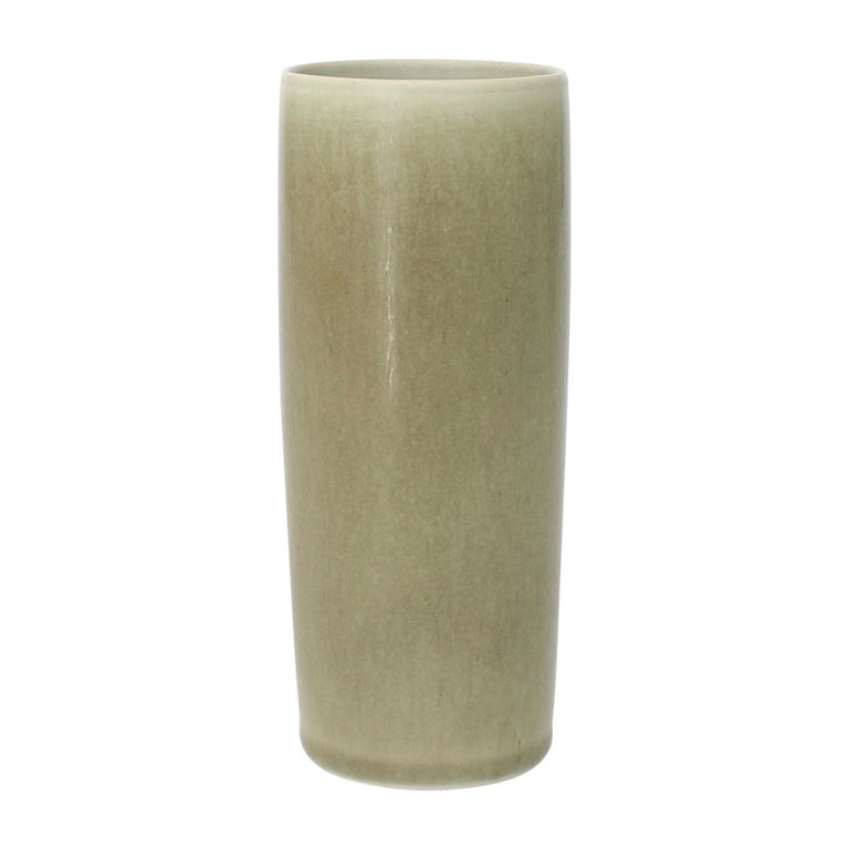 Palshus Danish Modern Stoneware Vessel or Vase Celadon Glaze Denmark ...