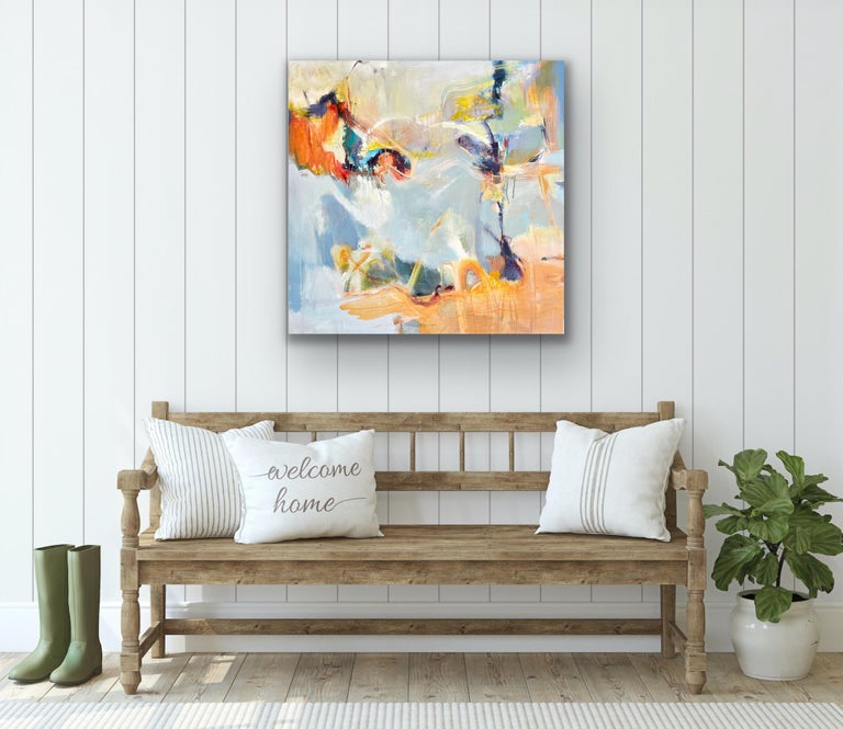 Pam Austin - Sky's the Limit, light filled abstract expressionist ...