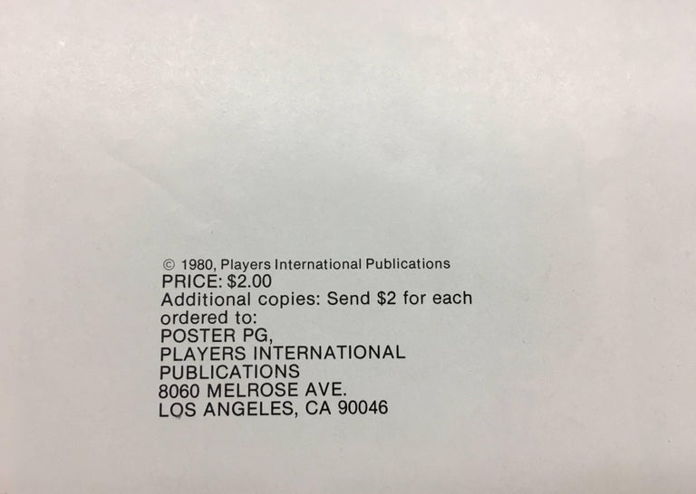 Pam Grier Poster Players Magazine Le Corbusier Lounge Nude Centrefold ...