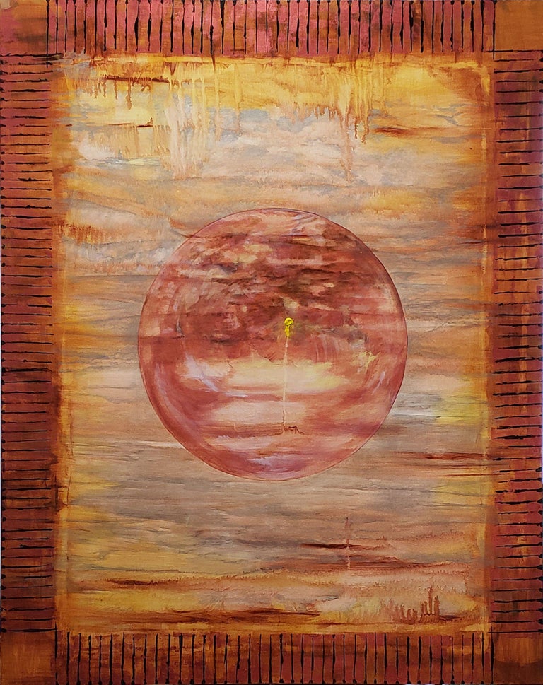 Pamela Ross - INCEPTION, Painting, Acrylic on Canvas For Sale at ...