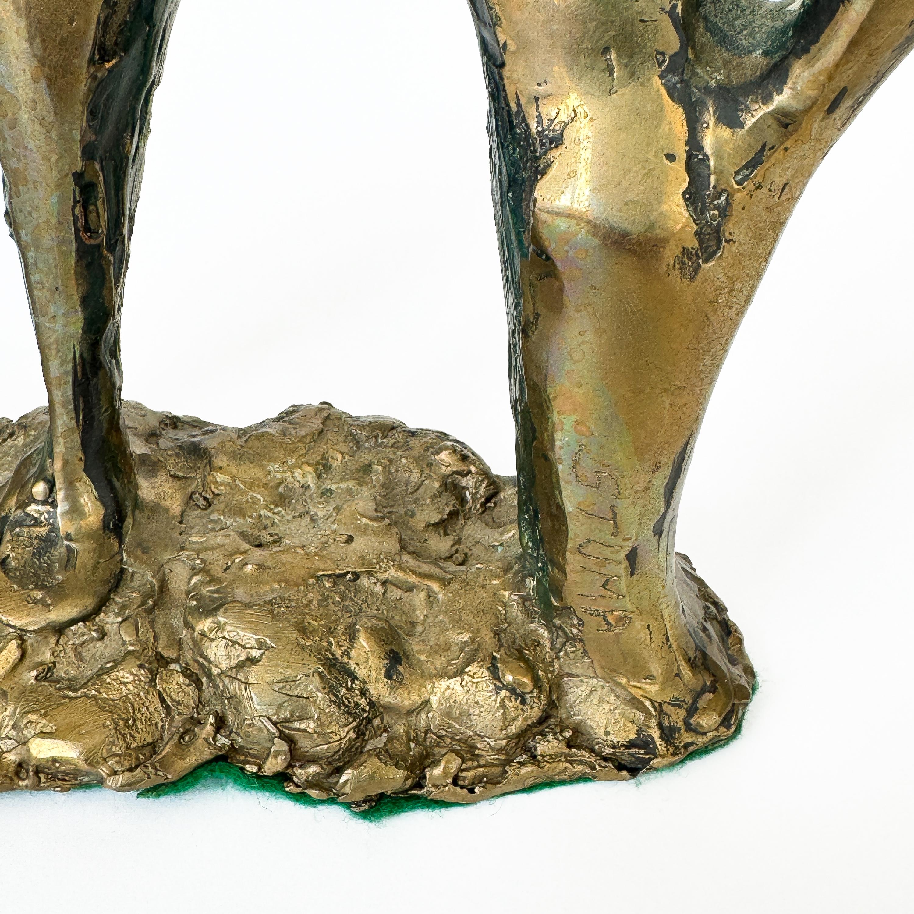 Pamela Stump Walsh Abstract Figural Bronze Sculpture For Sale at 1stDibs