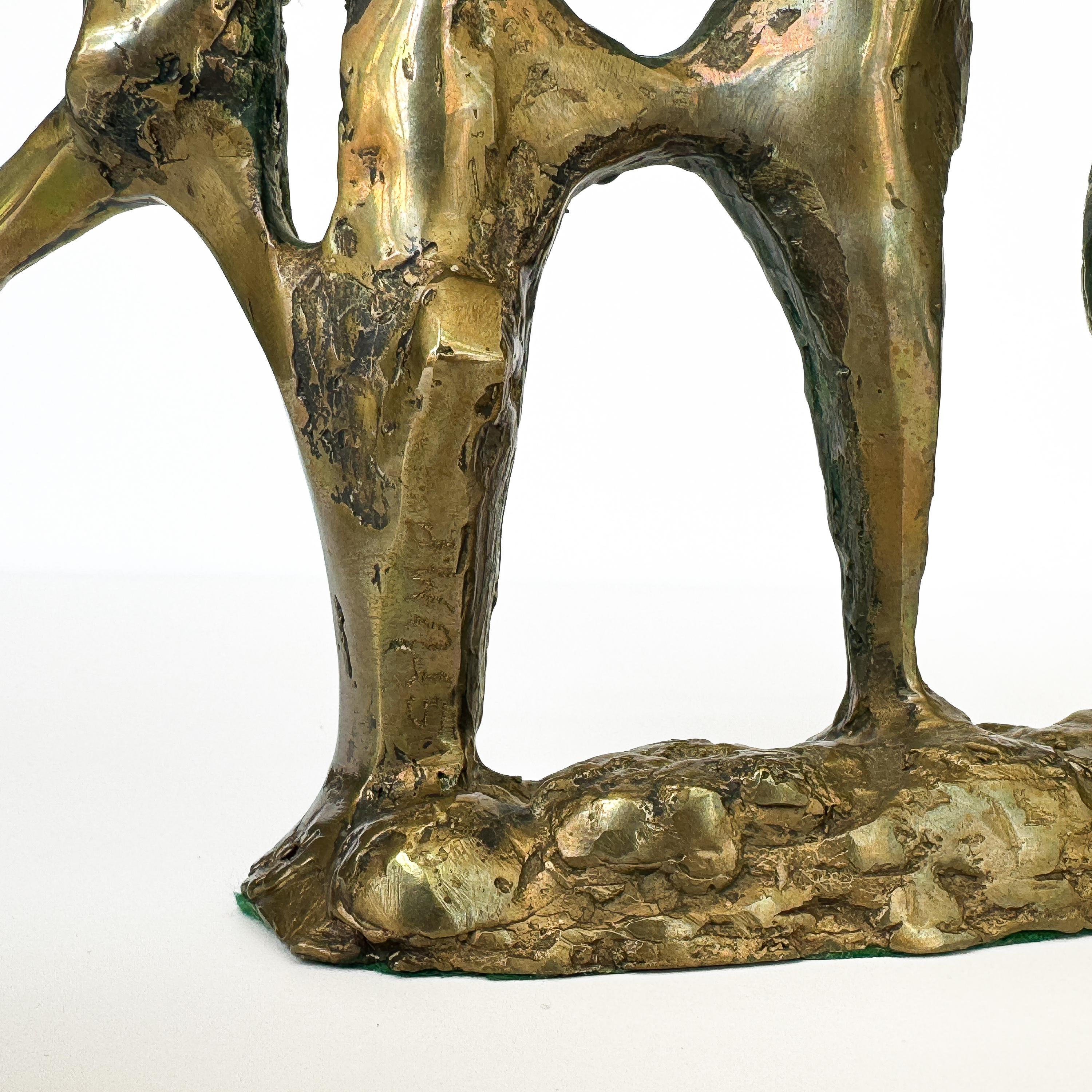 Pamela Stump Walsh Abstract Figural Bronze Sculpture For Sale at 1stDibs