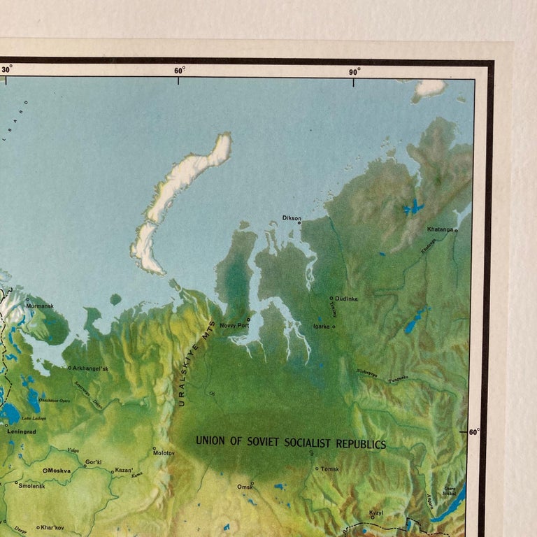 Pan American Airways 'Pan Am' 1952 Map Poster at 1stDibs | map of panam ...