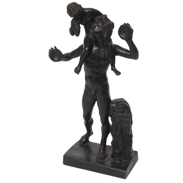 Pan and the Infant Bacchus, 19th Century, After the Antique at 1stDibs