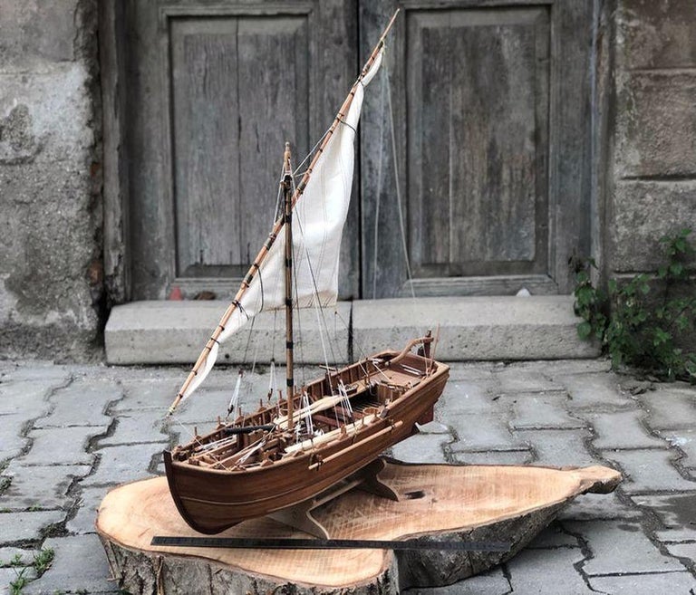 Panart Lancia Model Ship, Museum Quality For Sale at 1stDibs