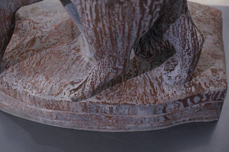 "Pandora" Lead Sculpture "Childhood of the Gods" Wheeler Williams For ...