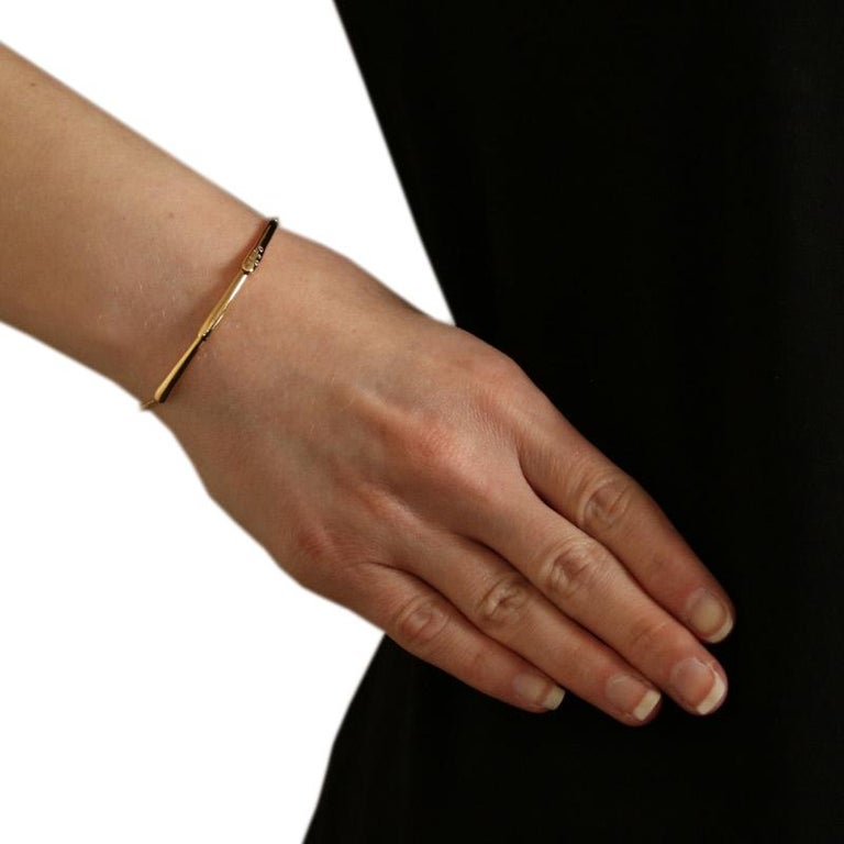 Pandora Shine Flower Stem Sliding Bangle Bracelet New Authentic ...