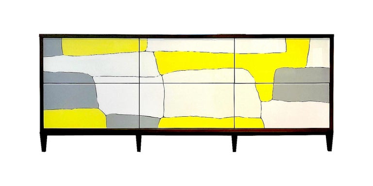 Panel Abstract Cabinet by Morgan Clayhall For Sale at 1stDibs