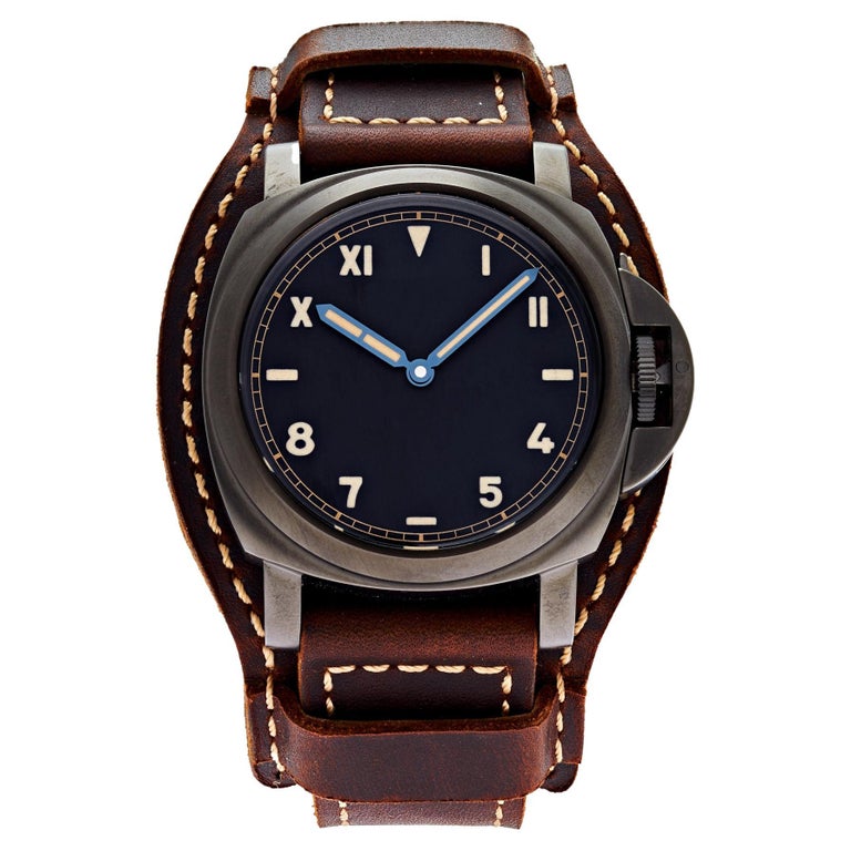 Panerai California 8 Days Luminor Titanium DLC PAM00779 For Sale at 1stDibs