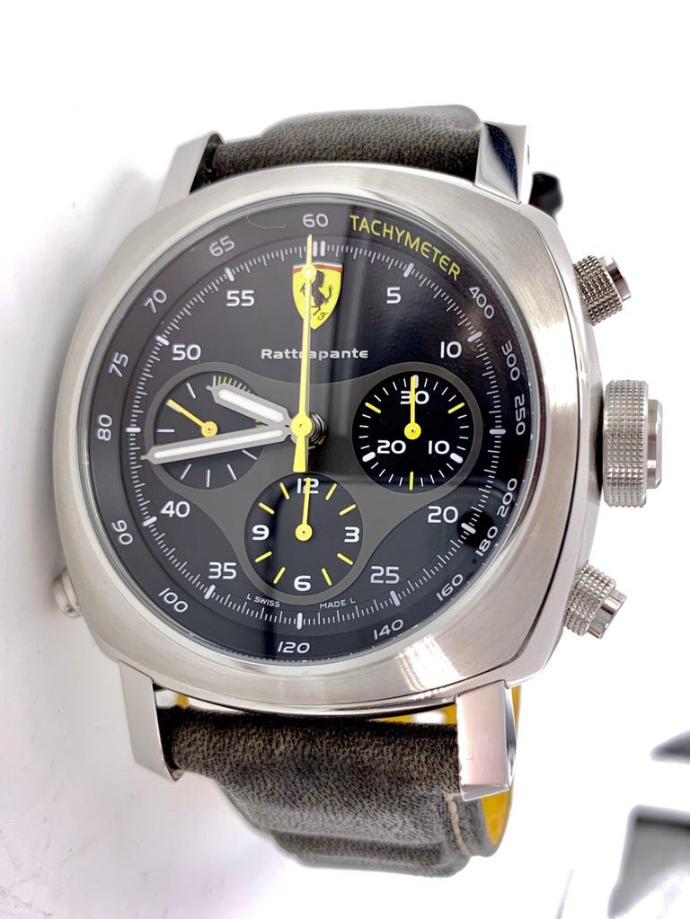 Panerai Ferrari Scuderia Rattrapante Men's Watch FER00010 For Sale at ...