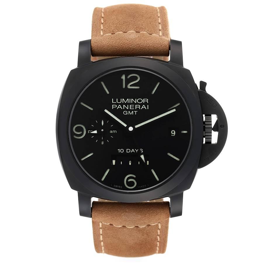 Panerai Luminor 1950 10 Days GMT 24H Carbotech Watch PAM00335 Unworn ...