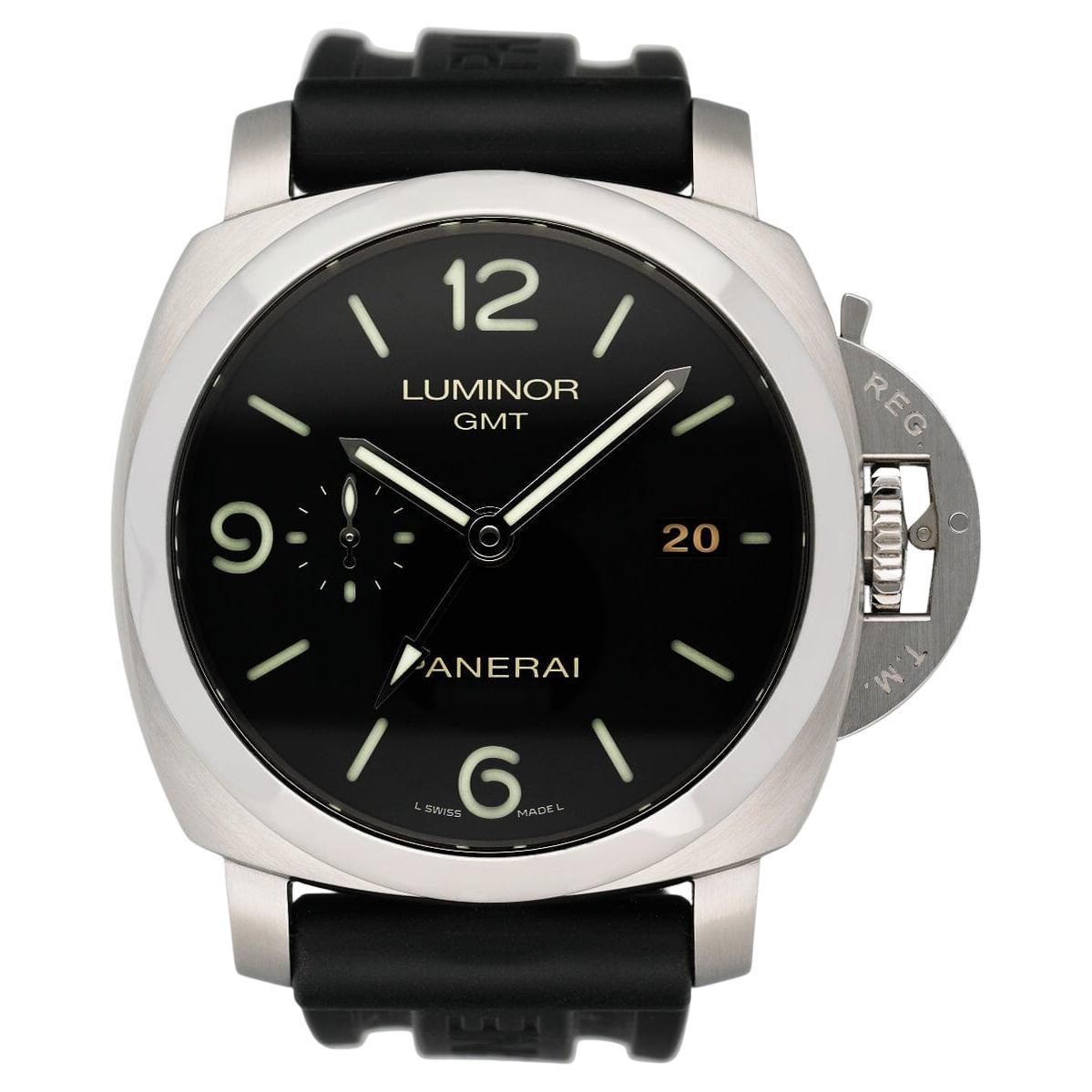 Panerai Radiomir 3 Days 1940 GMT 18k Rose Gold Mens Watch PAM00421 For ...