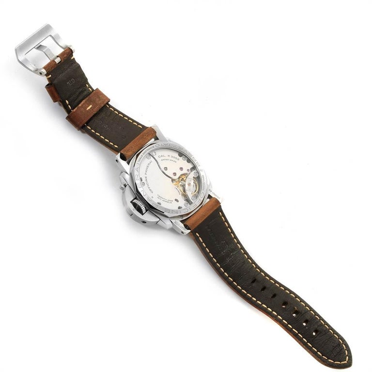 Panerai Luminor 1950 Acciaio 3 Days Power Reserve Watch PAM00423 For ...