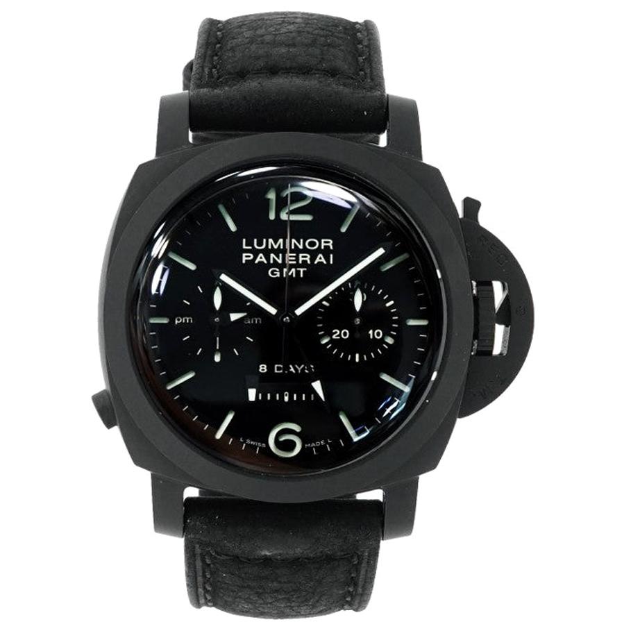 Panerai Luminor 1950 Chronograph Monopulsante 8 Days Gmt in Ceramic at ...