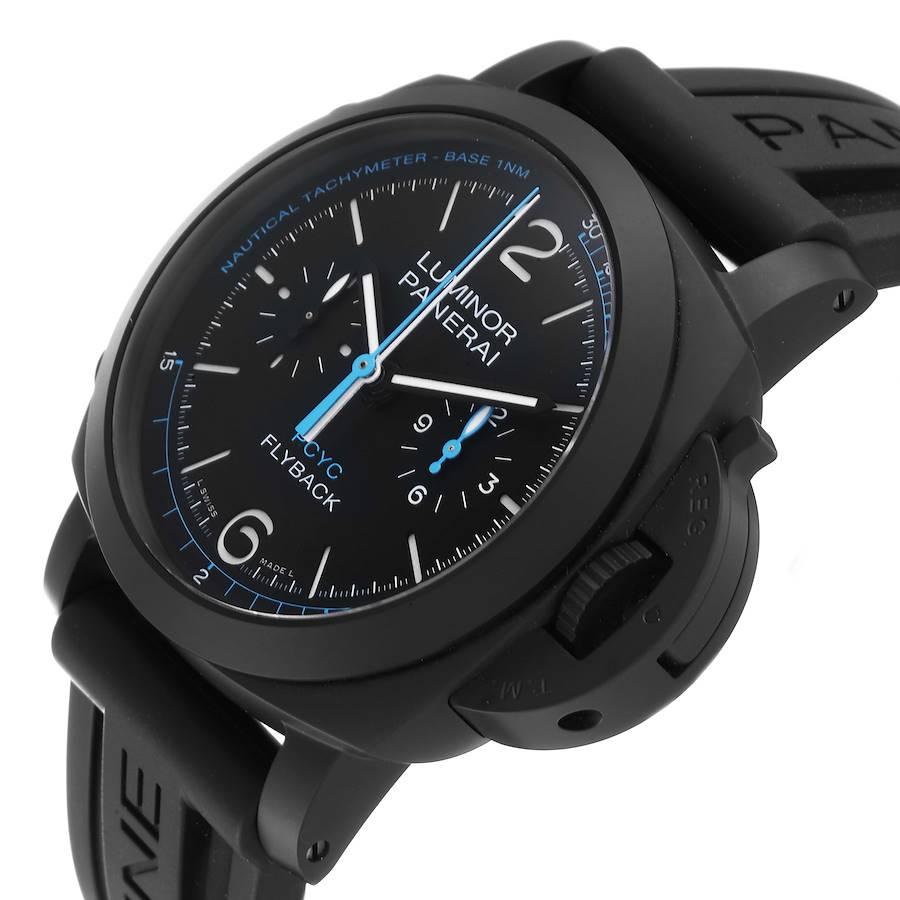 Panerai Luminor 1950 Flyback PCYC Ceramic Mens Watch PAM00788 Box ...