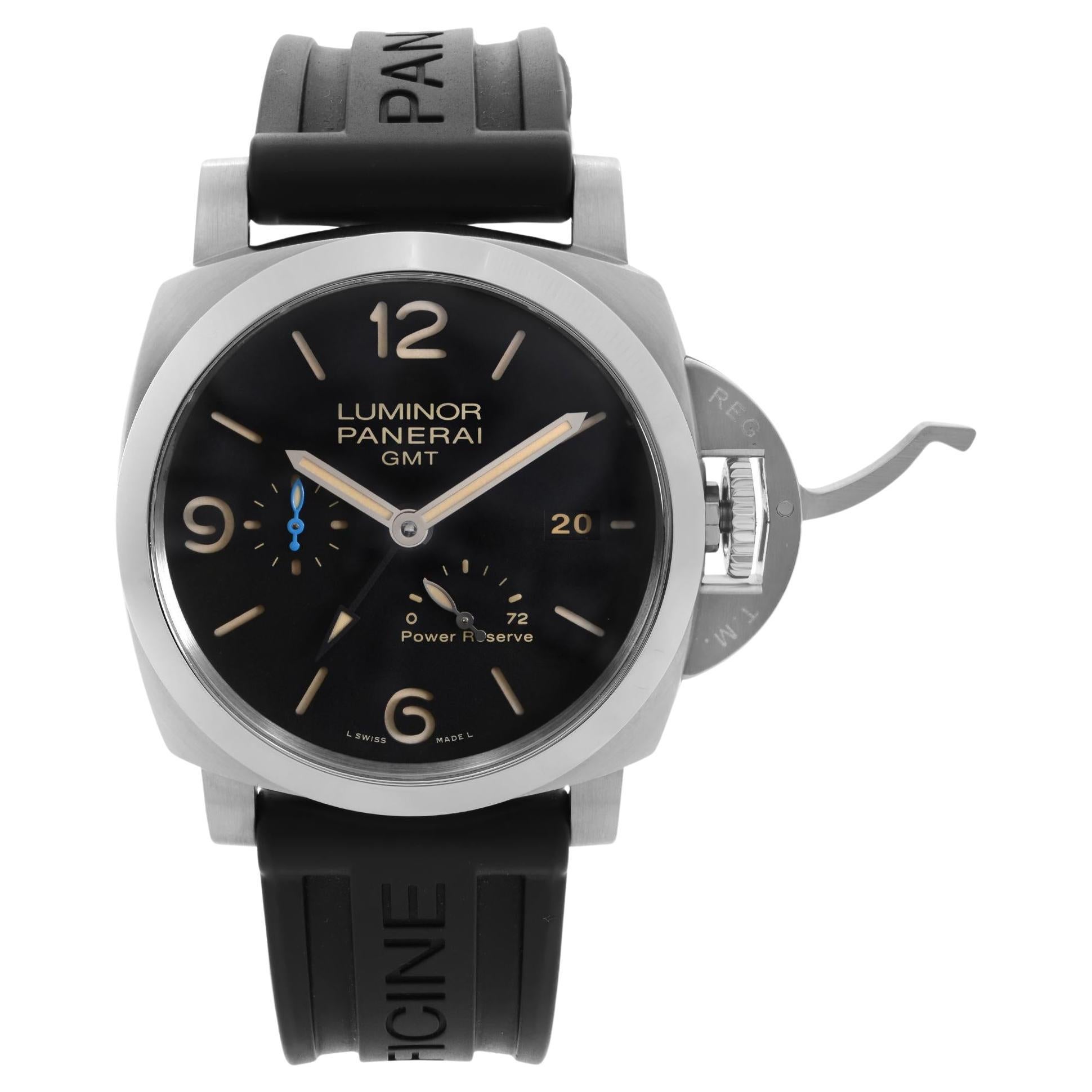 Panerai Luminor Marina 1950 3 Days GMT Mens Watch PAM01321 Box Papers ...