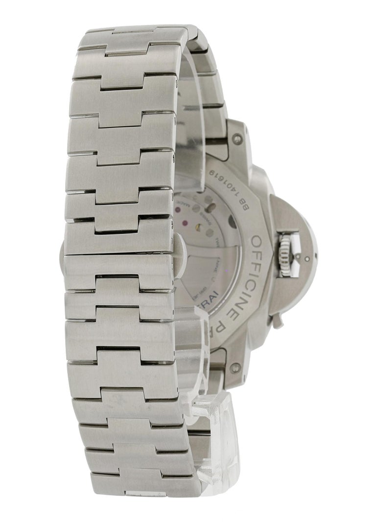 Panerai Luminor 1950 GMT PAM00347 3 Day Men's Watch For Sale at 1stDibs