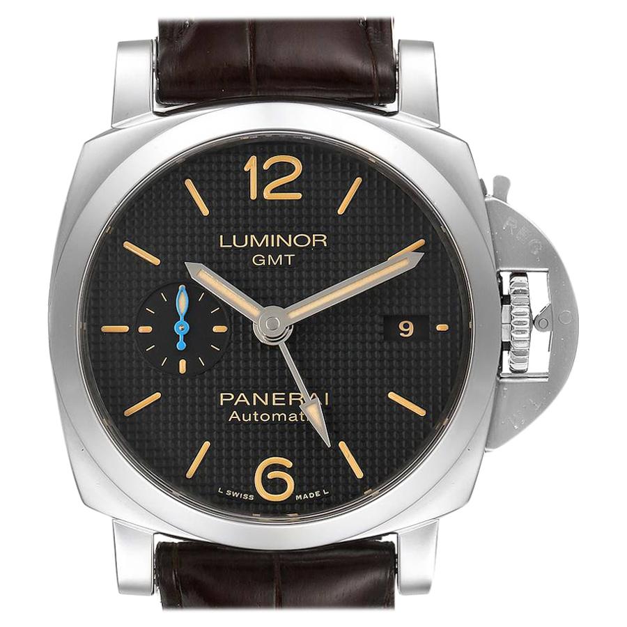 Panerai Luminor Due GMT Anthracite Dial Automtic Men's Watch PAM00944 ...