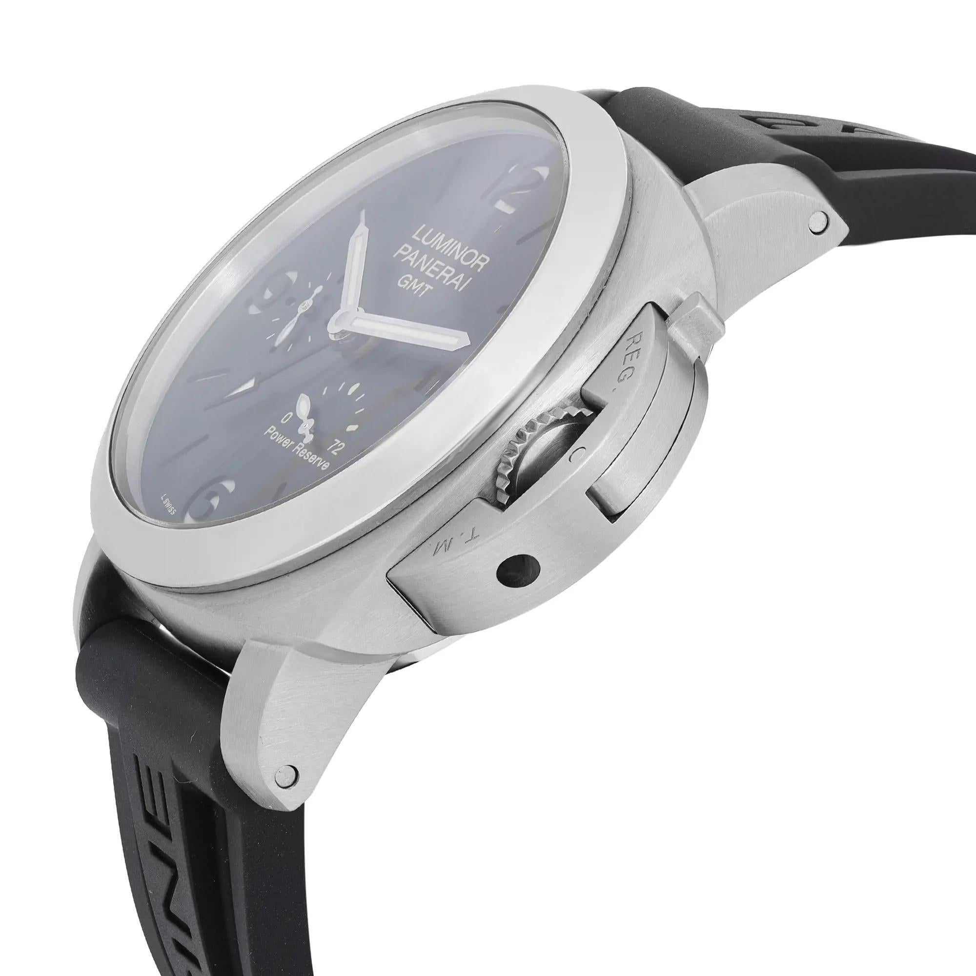 Panerai Luminor 1950 Stainless Steel Black Dial Automatic Men Watch ...