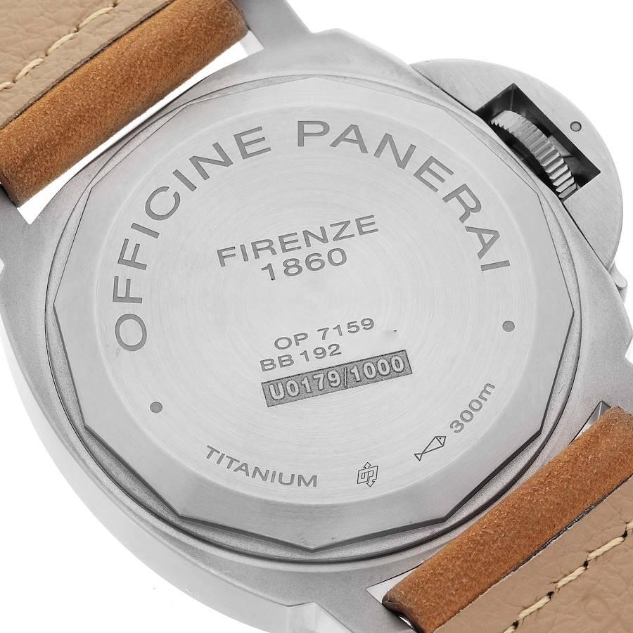 Panerai Luminor 8 Days Titanium Brown Dial Mens Watch PAM00797 Box ...