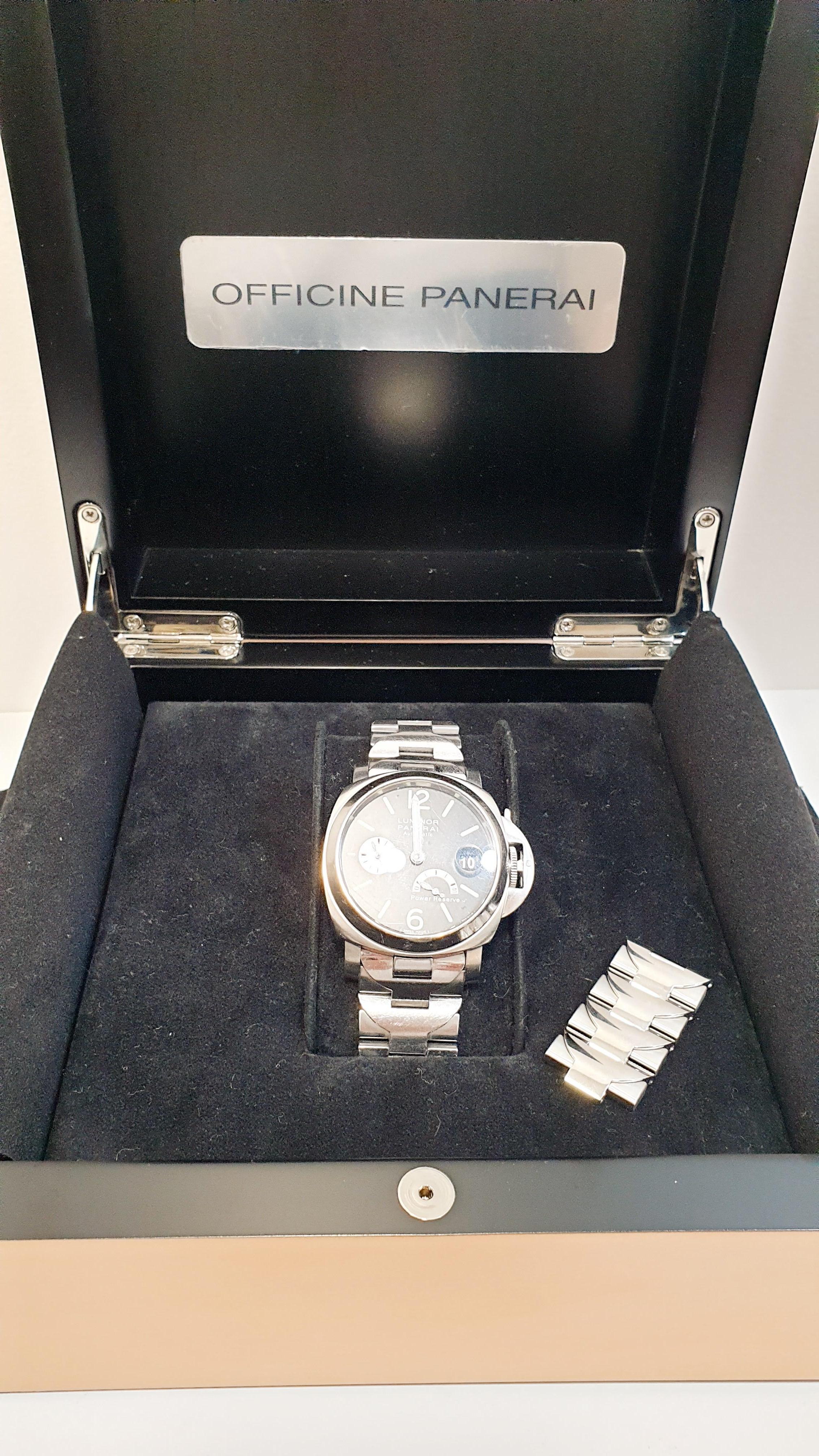 Panerai Luminor Authomatic Firenze 1860 Power Reserve Swiss Made Watch ...