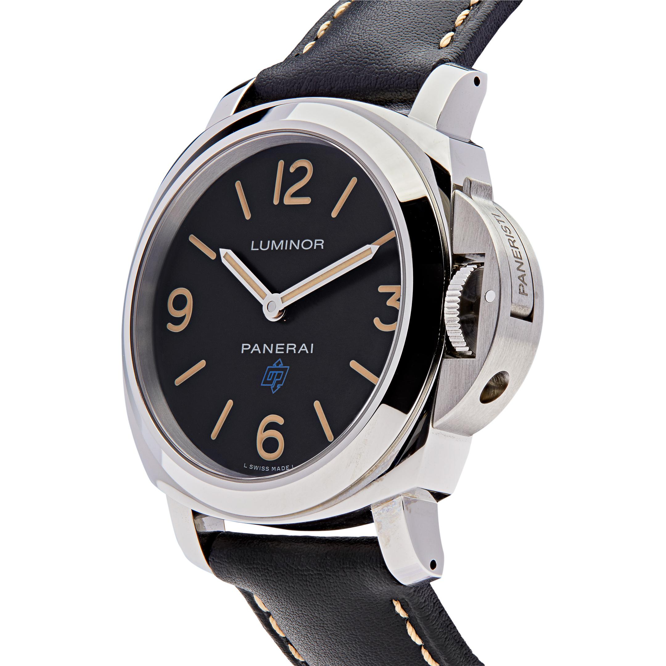 Panerai Luminor Base Logo Acciaio 44mm PAM00634 For Sale at 1stDibs ...