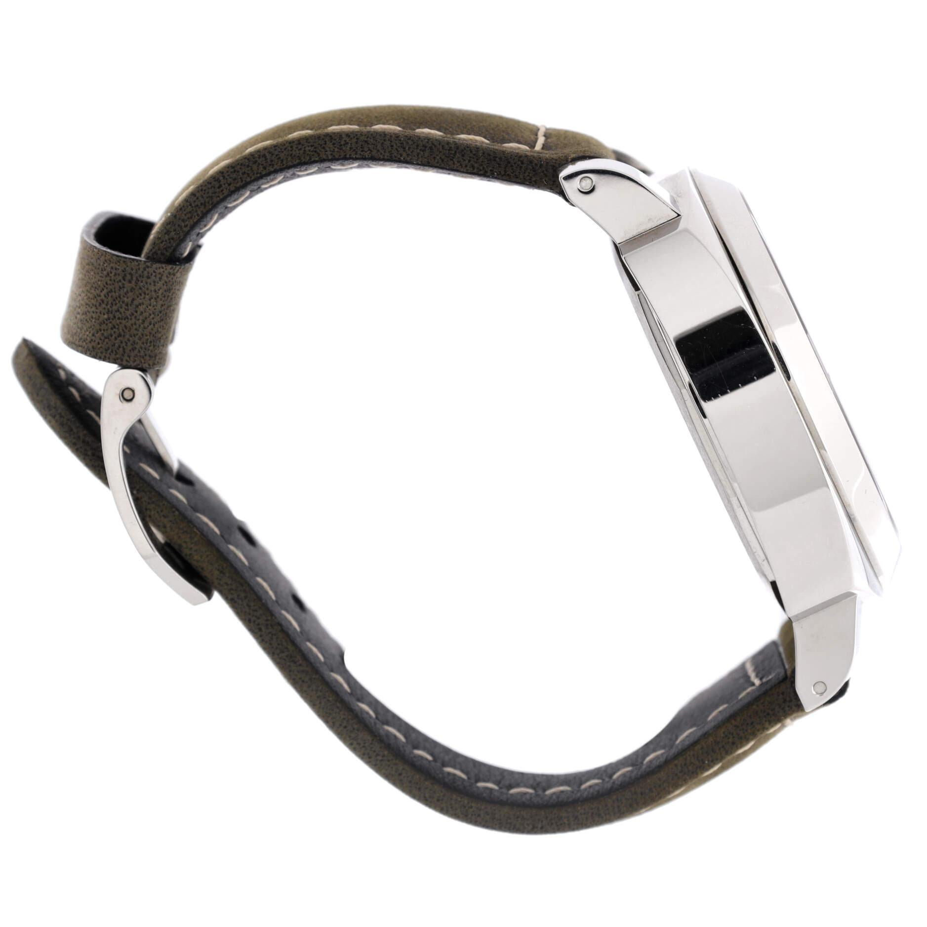 Panerai Luminor Base Logo Manual Watch Stainless Steel and Leather 44 ...