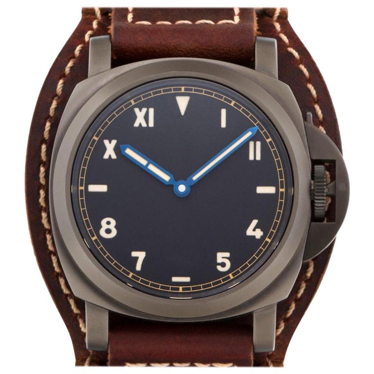 Panerai Luminor "California 8 Days DLC" PAM00779 Titanium Black Dial at ...