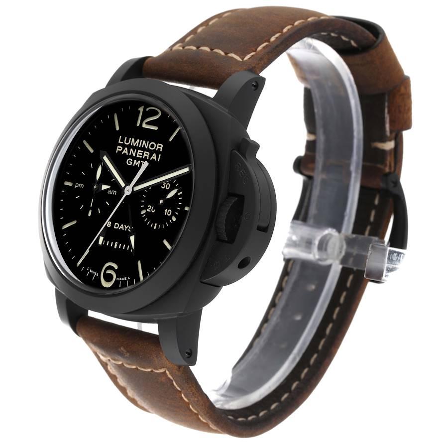 Panerai Luminor Chrono Monopulsante 8 Days GMT Ceramic Mens Watch ...